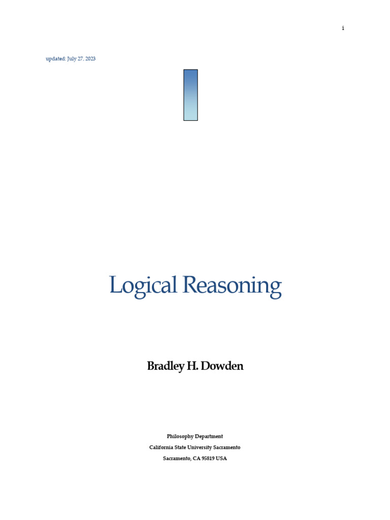 Logical Reasoning | PDF