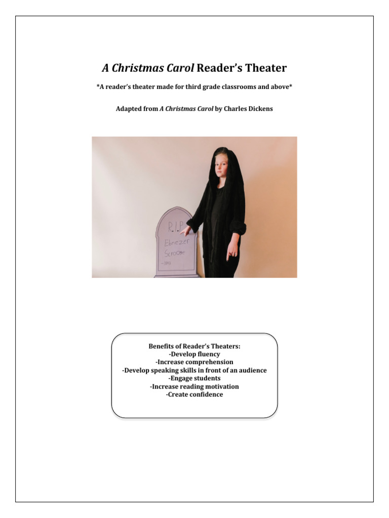 Reader's Theater for Kids | PDF | Ebenezer Scrooge | A Christmas Carol