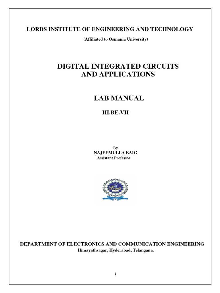 Lab Manual2 | PDF | Hardware Description Language | Engineering