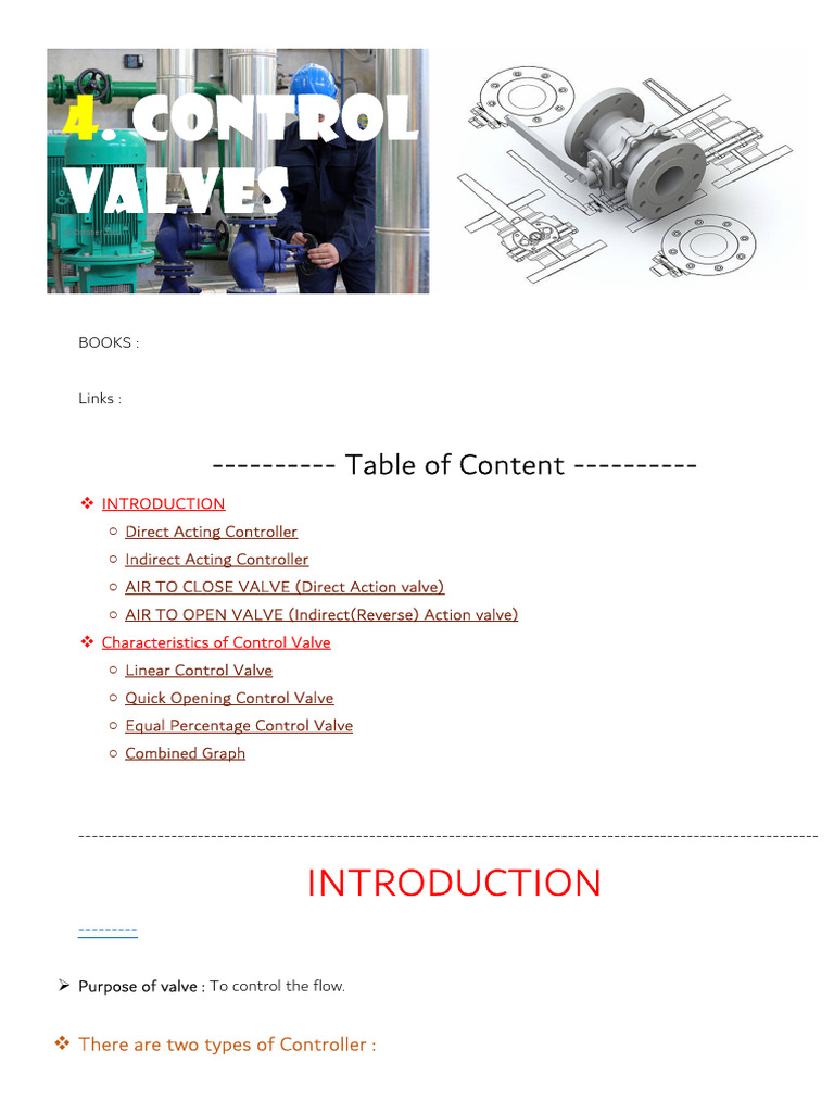 Control Valves - by Kenil Jagani | PDF