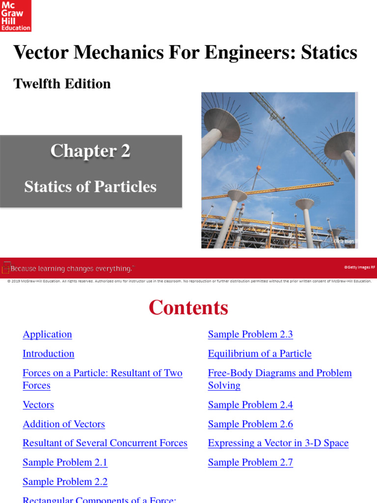 Statics Of Particles Pdf Euclidean Vector Force