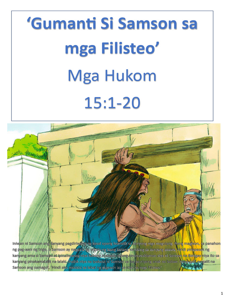 Gumanti Si Samson - Storyboard | PDF