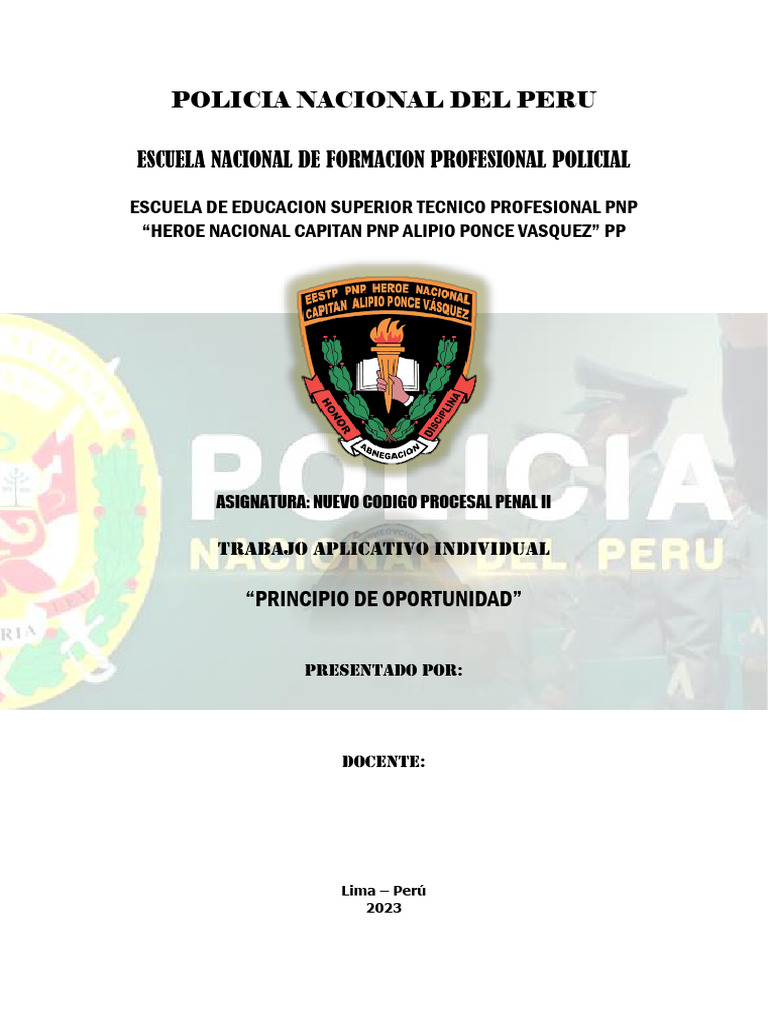 Tai Ncpp Pdf Fiscal Procedimiento Criminal