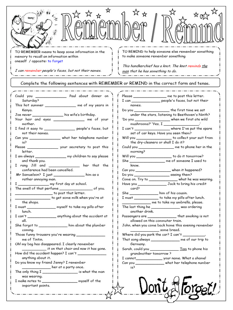 Remember Remind | PDF