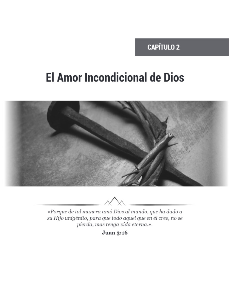 02 El Amor Incondicional De Dios Pdf
