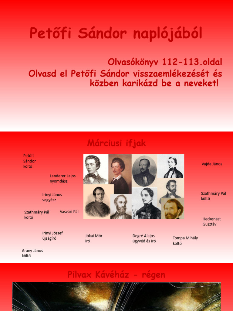 Petőfi Sándor Naplójából | PDF