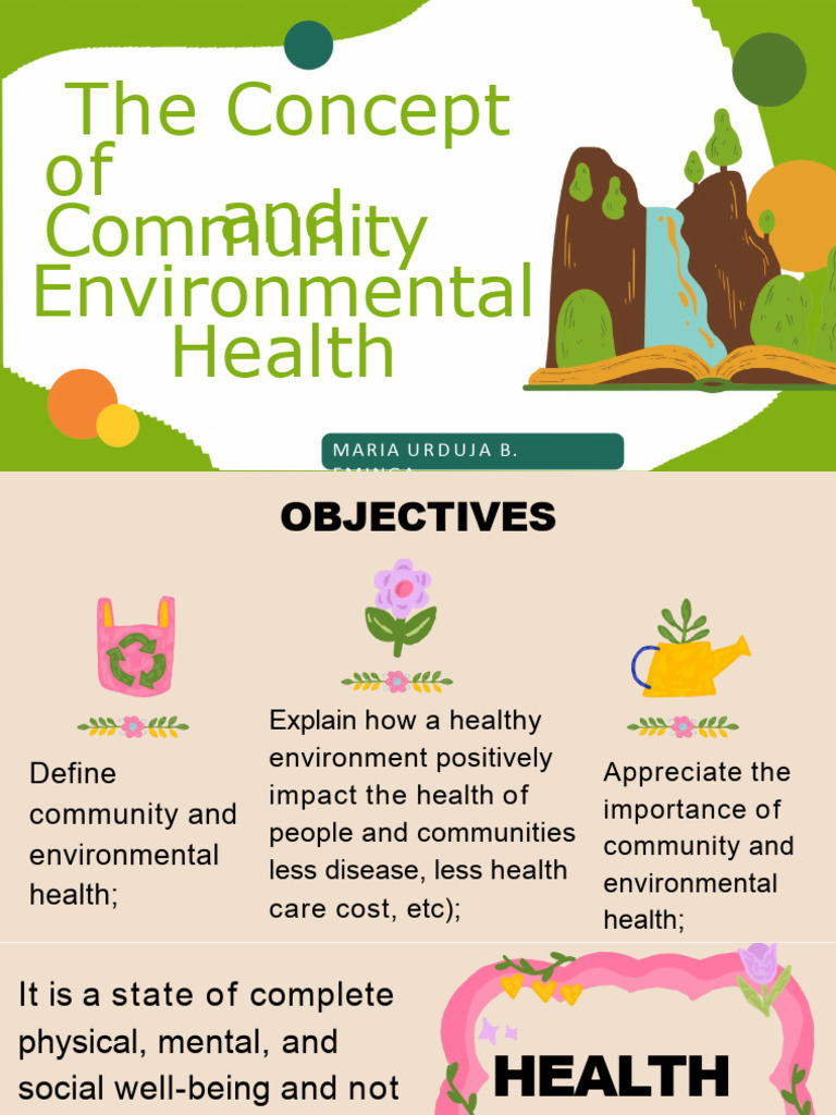 Community and Environmental Health Concepts | PDF | Waste | Community