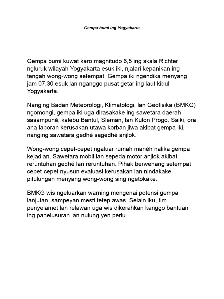 Teks Pawarta | PDF