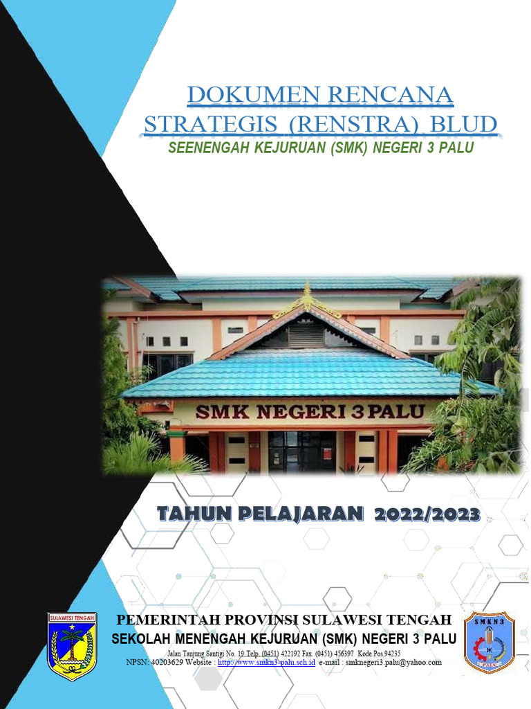 Dokumen Renstra Blud SMK Negeri 3 Palu-1 | PDF