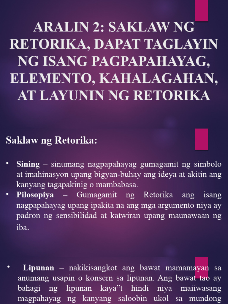 Retorika PPT 2 | PDF