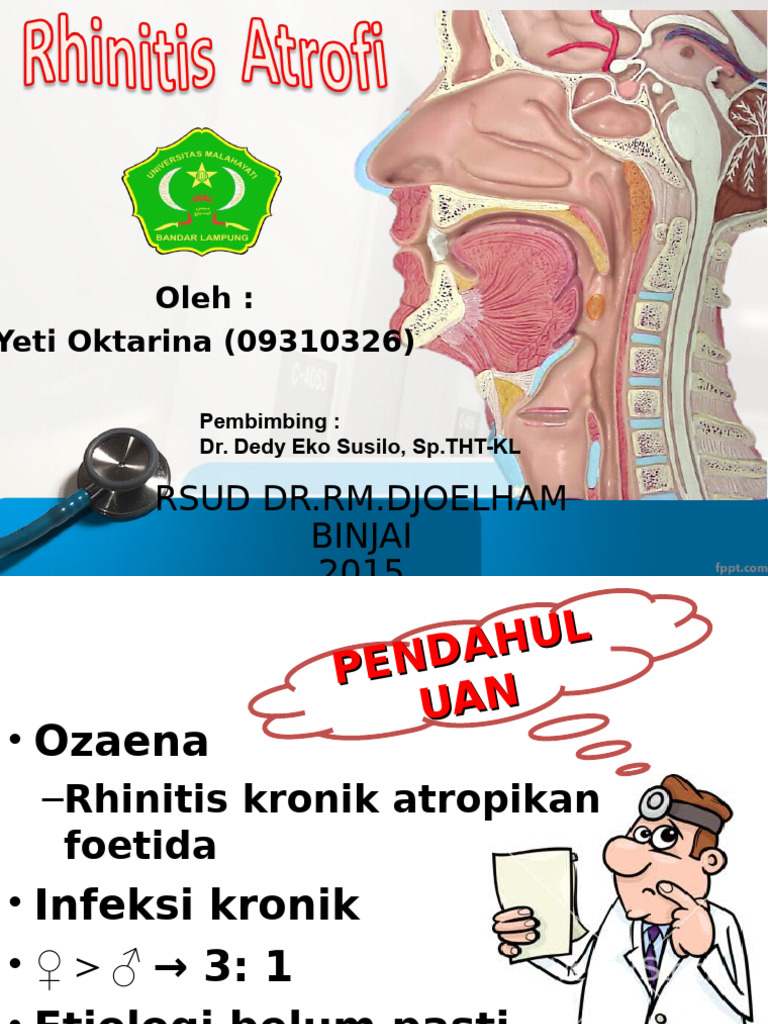 Rhinitis Atrofi 2 | PDF