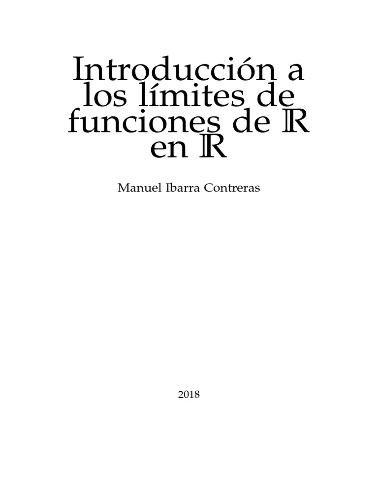 Introduccion Los Limites | PDF Introduccion Los Limites | PDF