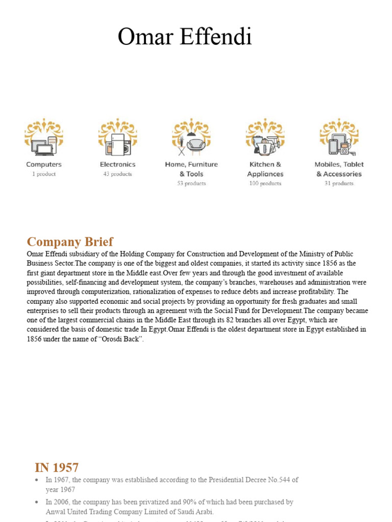 Omar Effendi Presentation1 | PDF | Marketing | Economic Growth