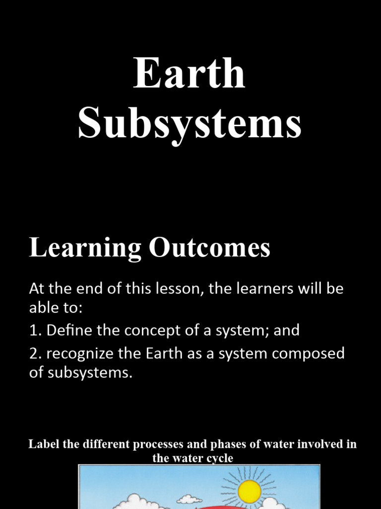 Earth's Subsystems | Download Free PDF | Earth | Atmosphere