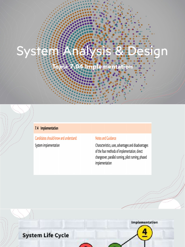 IGCSE ICT 0417 CH 7 Sys Implementation | PDF | Business | Computers
