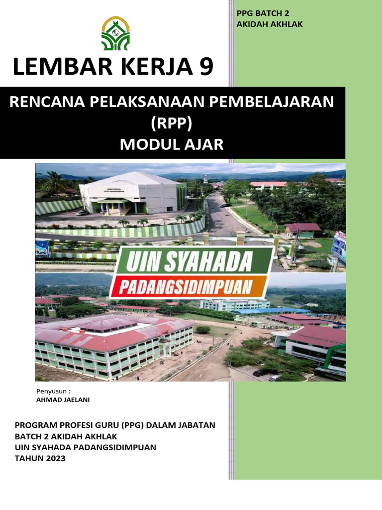 LK 9 RPP - Modul 3 - Compressed 3 | PDF