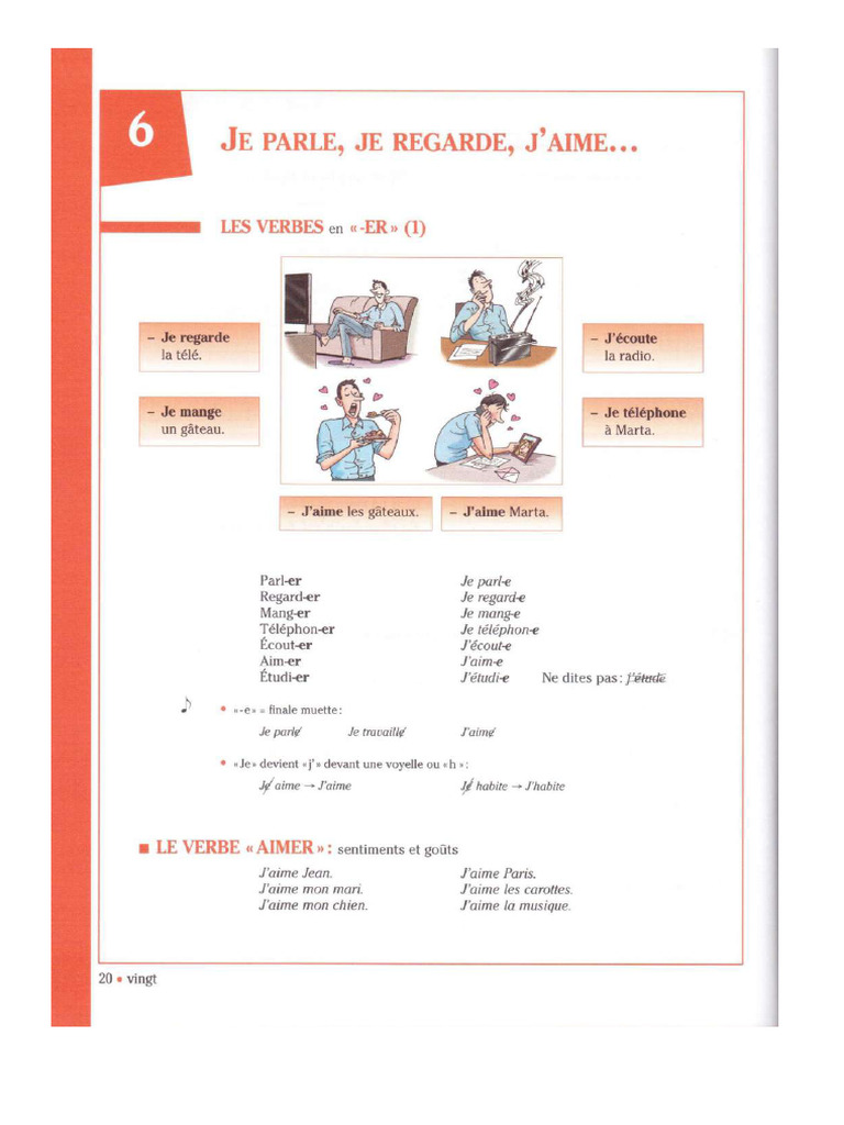 Verbes Du Ier Groupe - Compressed | PDF