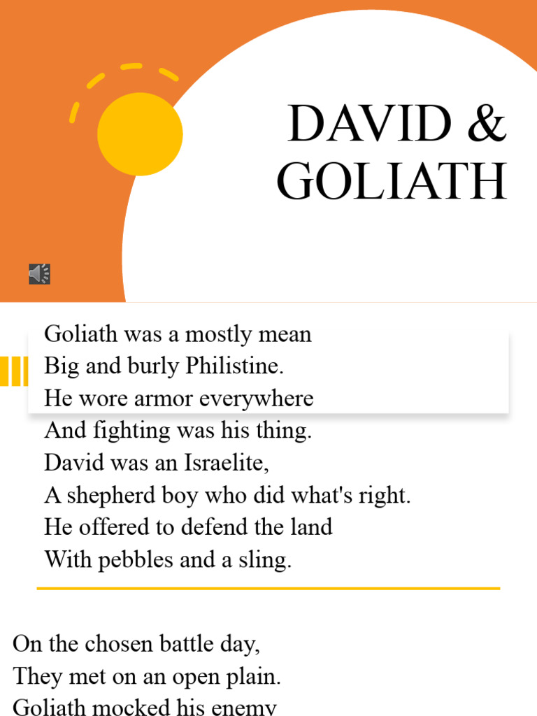David and Goliath | PDF