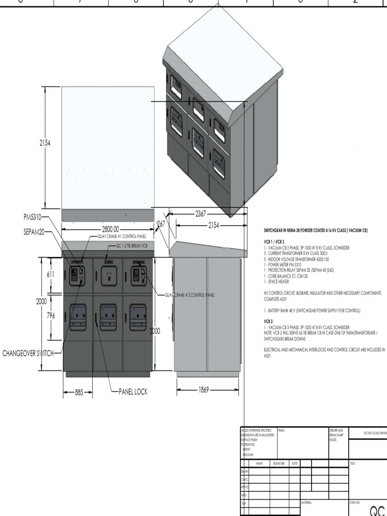 QC VCB - Sheet1 | PDF | Transformer | Electricity