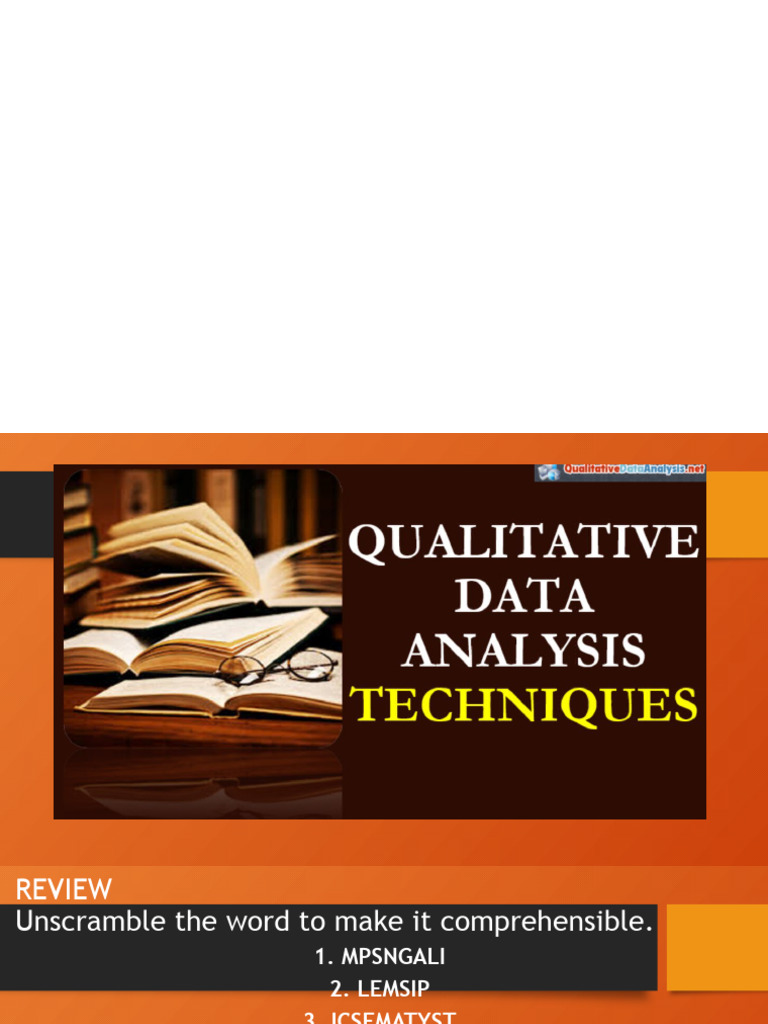 4-Qualitative Data Analysis | PDF | Data | Qualitative Research