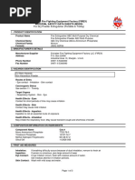 ABC Dry Powder Fire Extinguisher Safety Data Sheet | PDF | Water ...