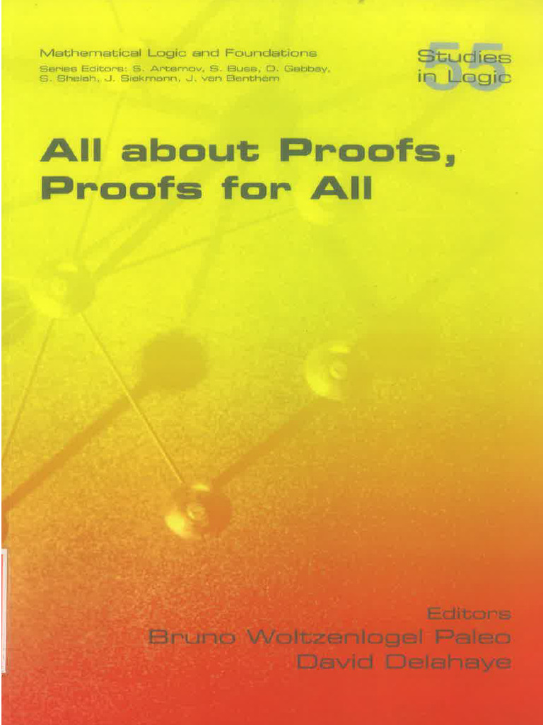 All About Proofs, Proofs For All (PDFDrive) | PDF