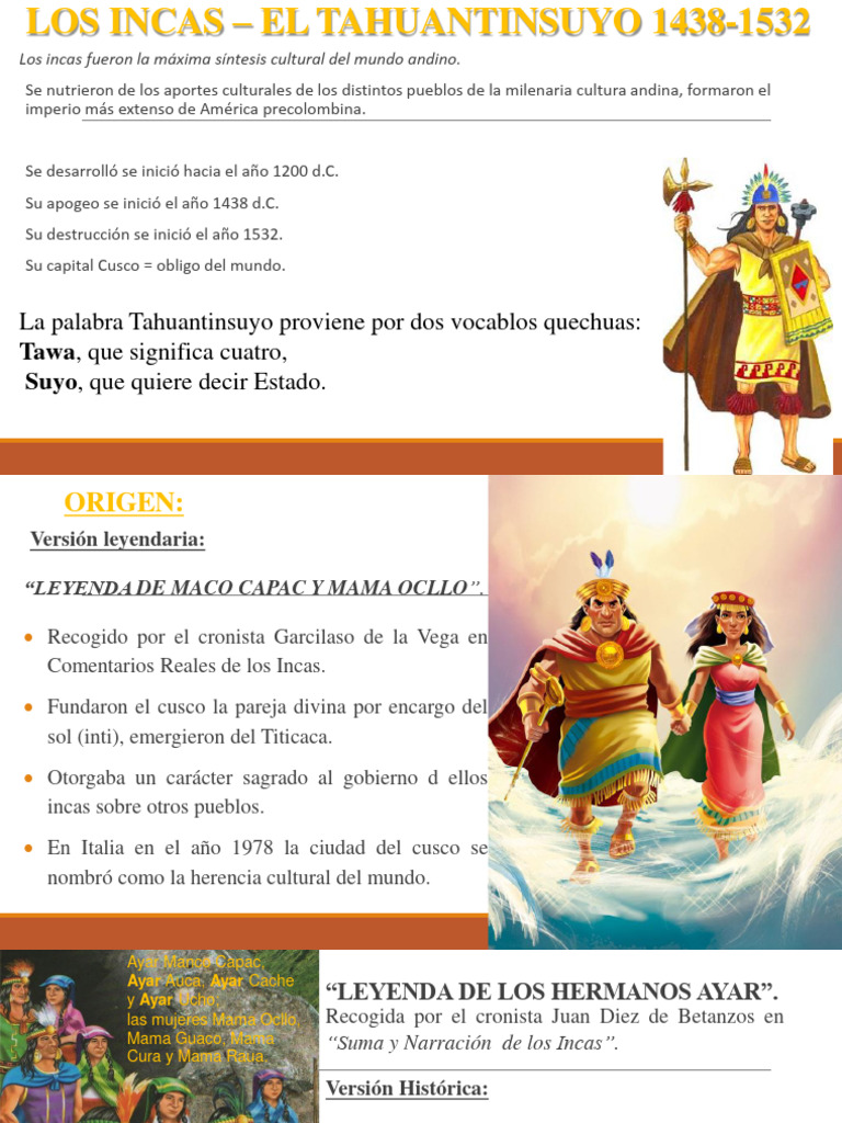 Los Incas | PDF | Imperio Inca | Perú