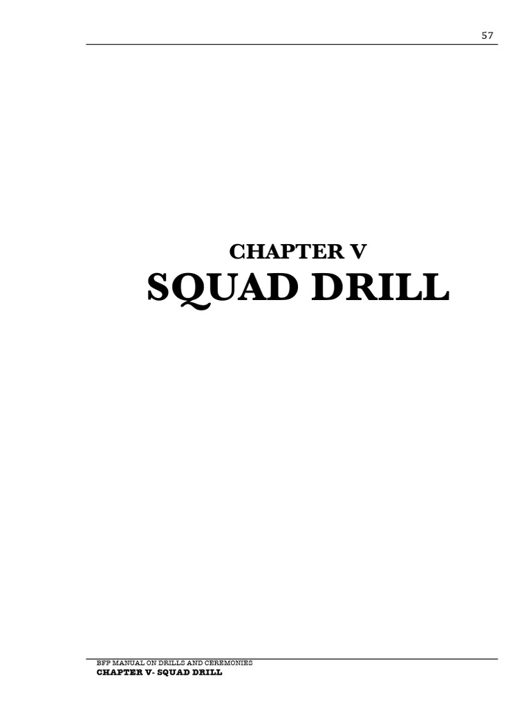 Squad Drill | PDF | Platoon