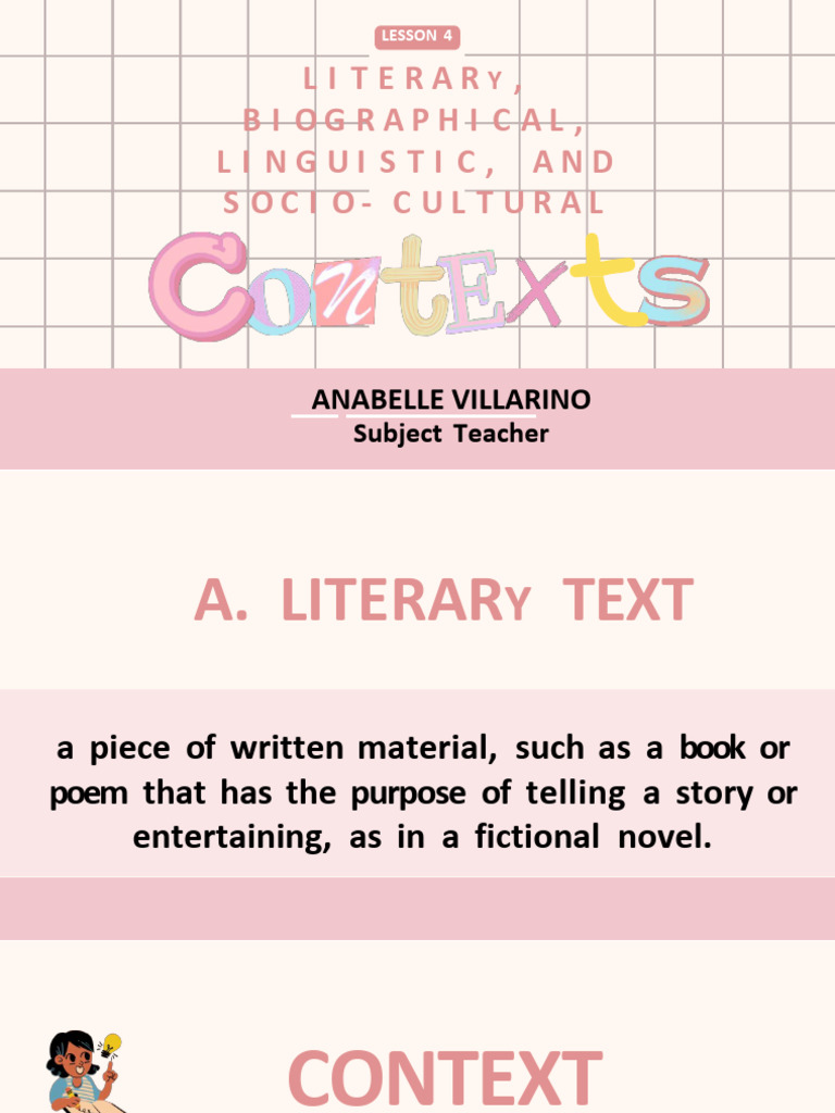 Literary Context q1 | PDF | Phonaesthetics | Context (Language Use)