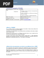 TACAN and VOR Frequency Table | PDF | Aircraft | Electronics