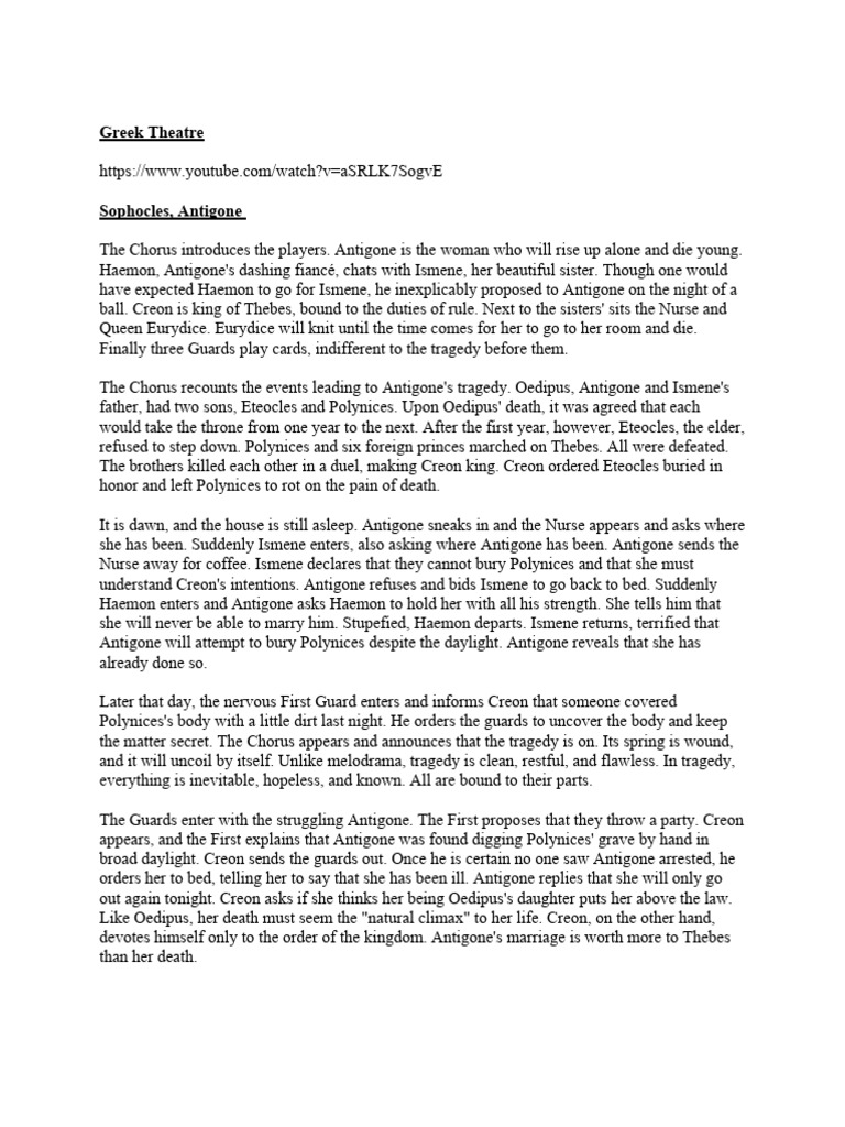 Antigone | PDF