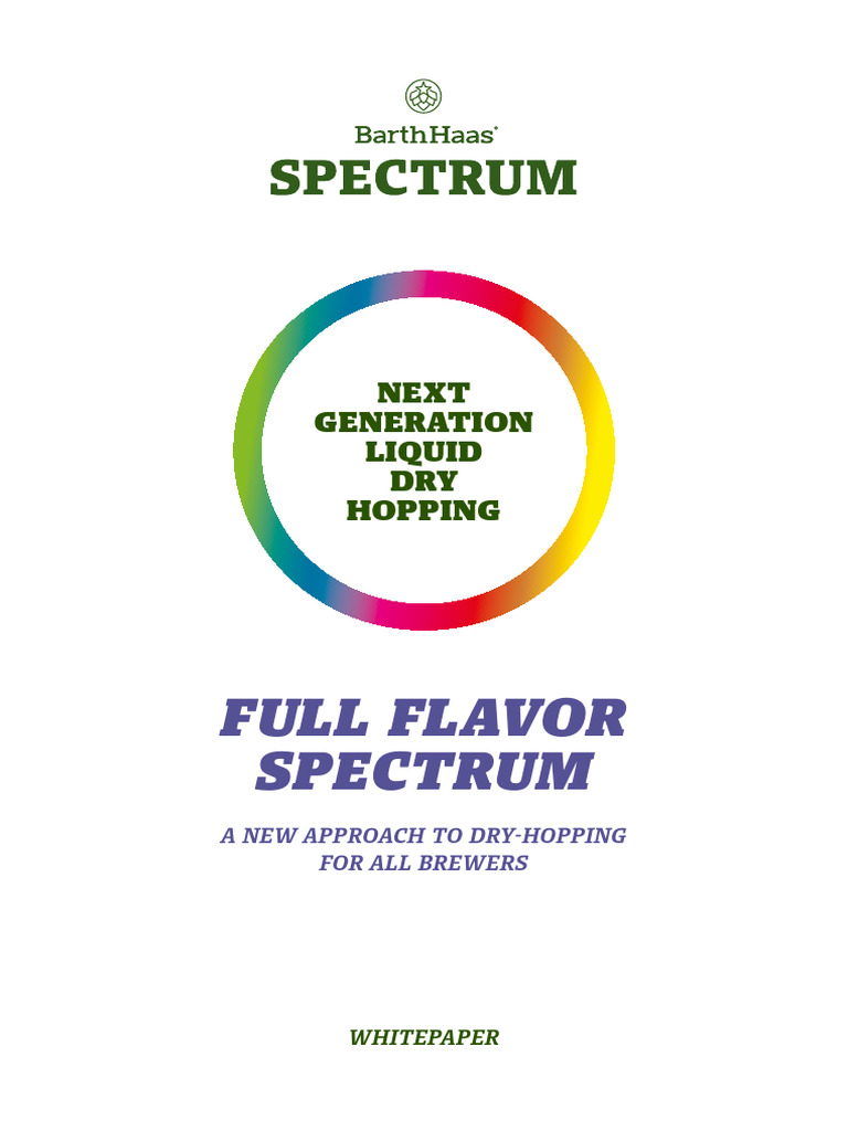 BarthHaas_SPECTRUM_Whitepaper | PDF | Brewing | Hops