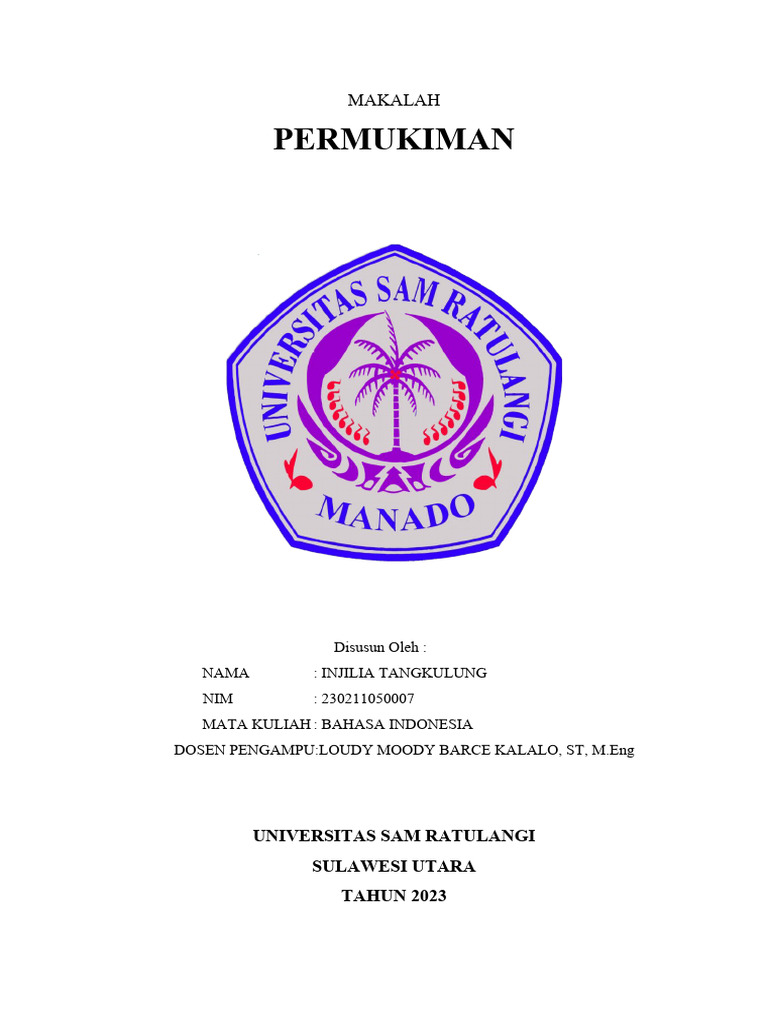 Makalah Permukiman | PDF