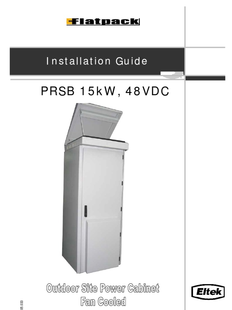 Gabinete Rectificador ELTEK FLATPACK 15KW Outdoor | PDF | Relay | Rectifier
