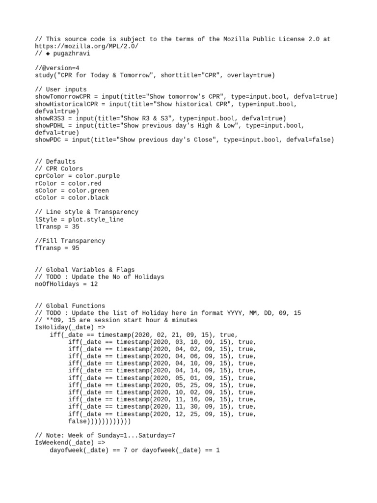 Tomorrow CPR Plot With All New | PDF | Software Engineering | Computer Programming