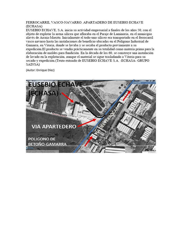 Apartadero de Eusebio Echave (Echasa) | PDF
