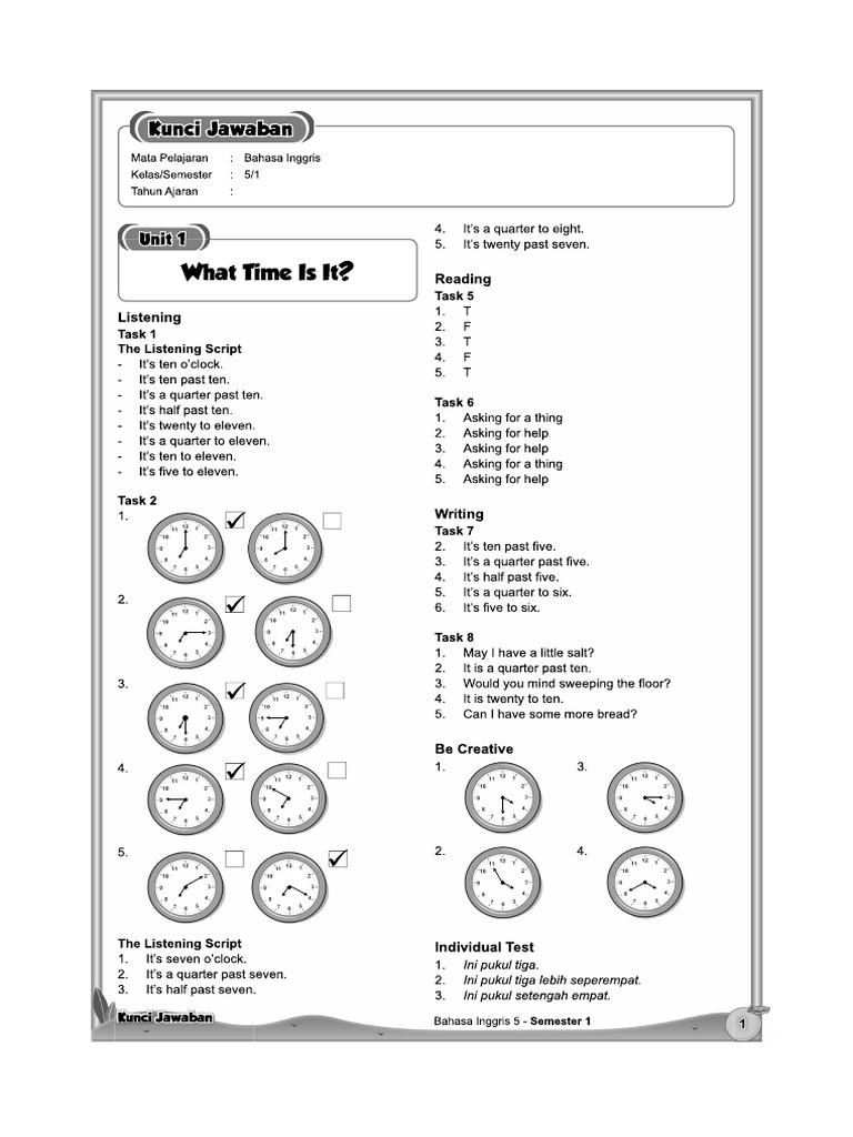 K - Bahasa Inggris 5 - SMT 1 - 23-24 - OK | PDF