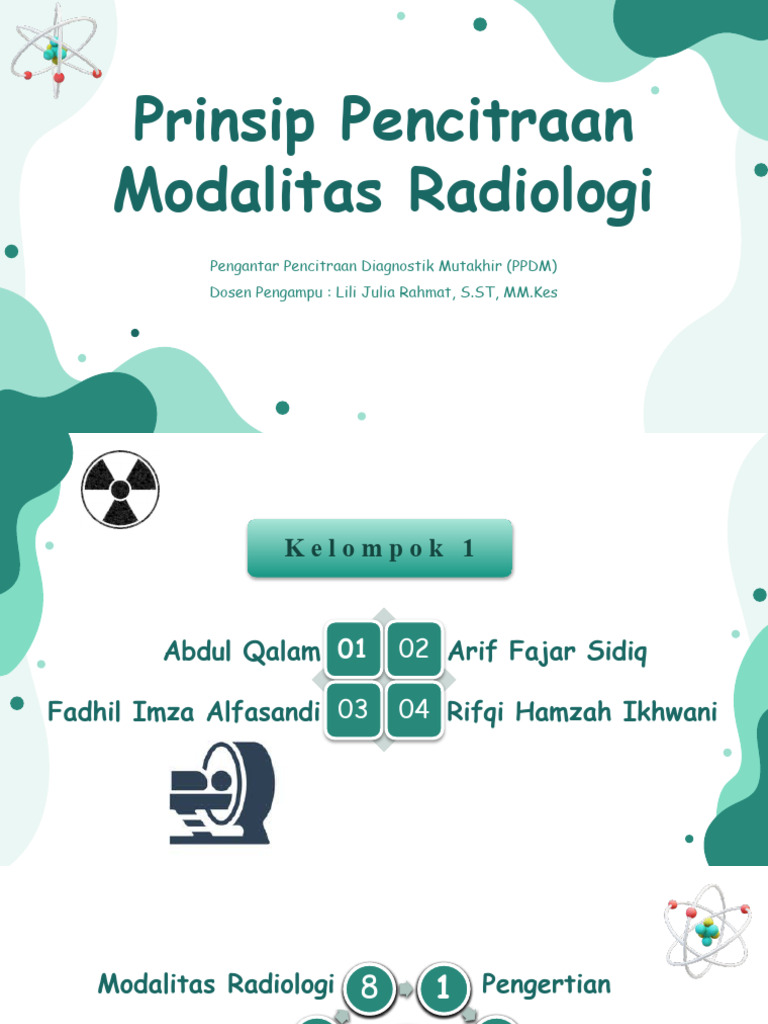 Prinsip Modalitas Pencitraan Radiologi | PDF