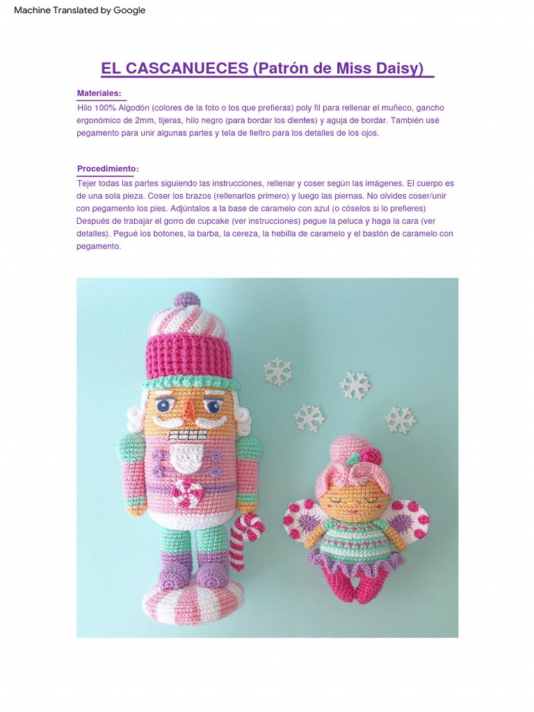 El cascanueces | PDF | Tejer | Artes Textiles