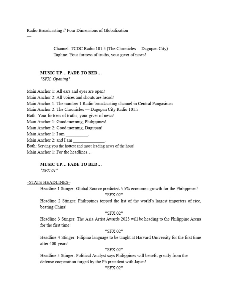 TCDC The Chronicles Dagupan City - Docx 1 | PDF | Philippines | World Bank