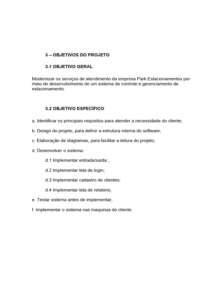 Objetivos e Metodologia - corrIGIDO | PDF