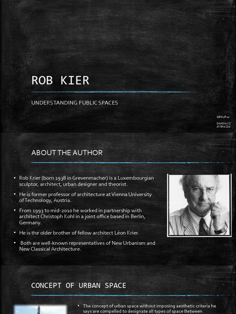 Rob Kier | PDF | Space