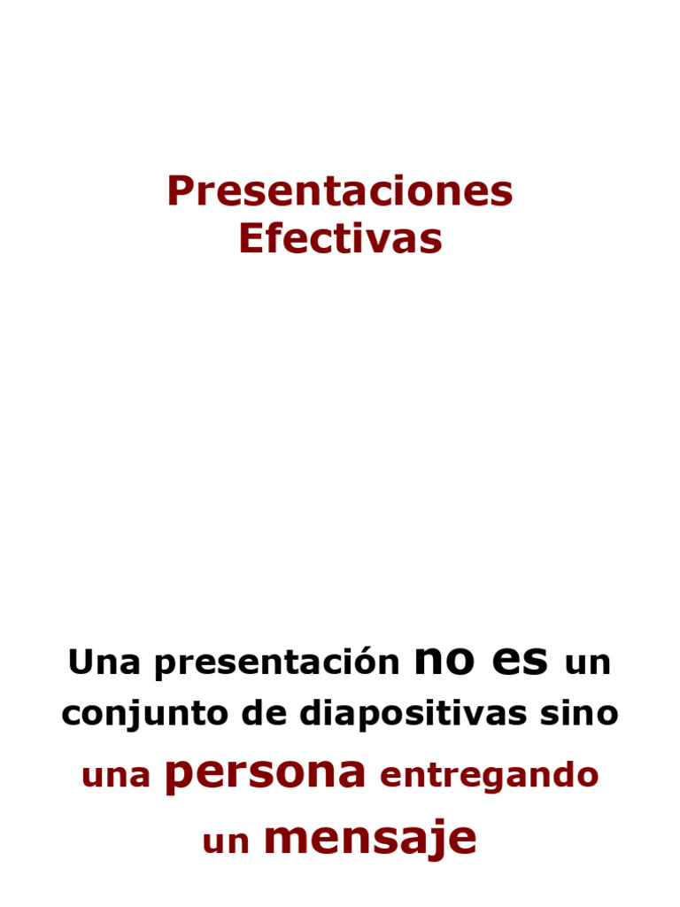 00 ICS3013 Presentaciones Efectivas | PDF
