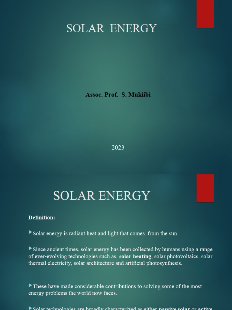 Solar Energy - 2023 | PDF | Solar Energy | Physical Sciences
