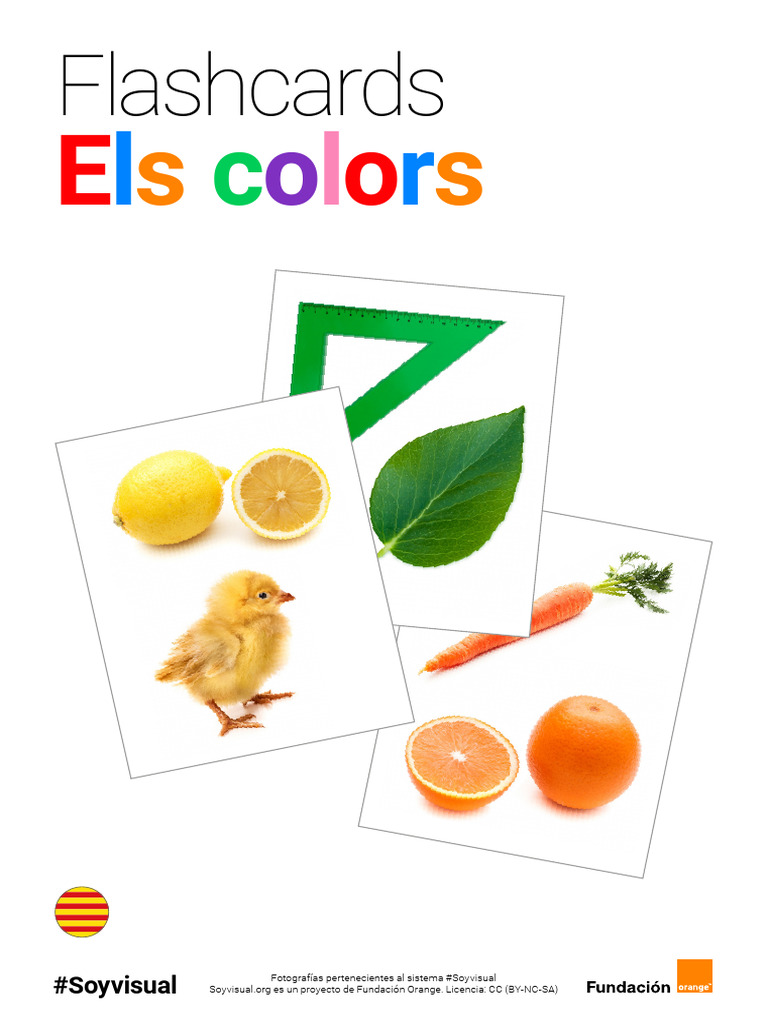 Flashcards de colores para niños | PDF | Tarjeta de memoria flash ...