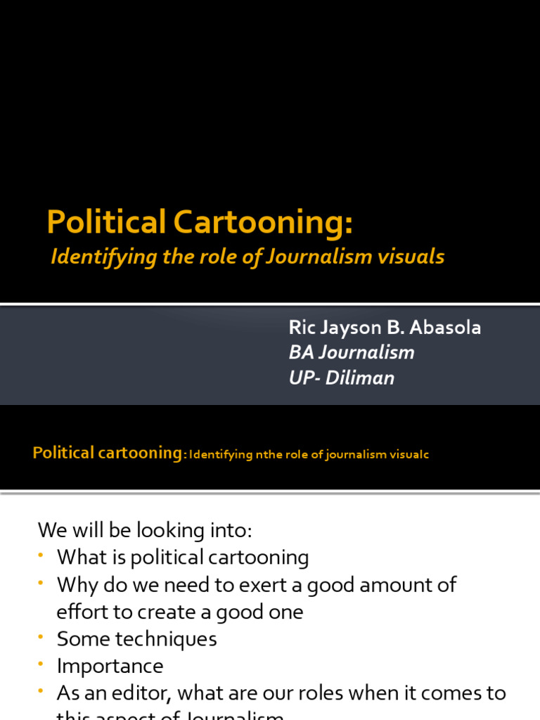 The Art of Political Cartooning | PDF | Cartoon | Satire