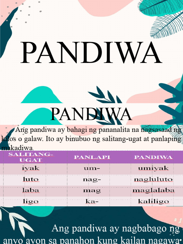 Presentation Filipino | PDF | Foreign Language Studies | Self-Improvement