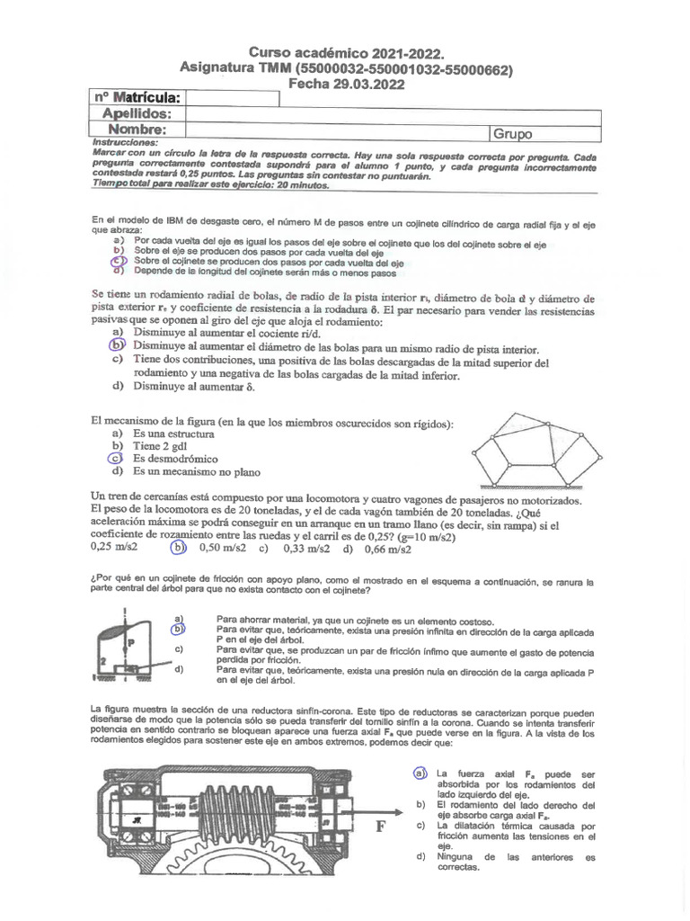 PEC2.1 TMM 2022 Solución | PDF