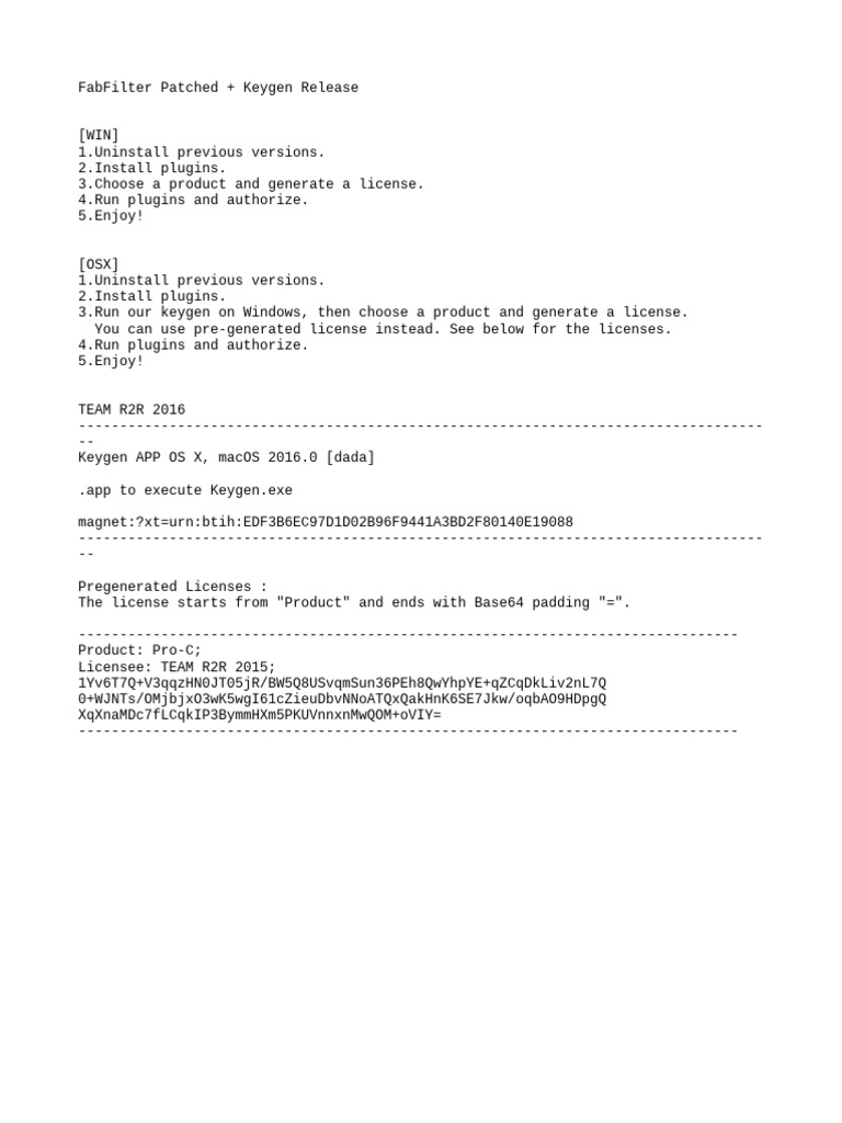 Fabfilter Pro C | PDF
