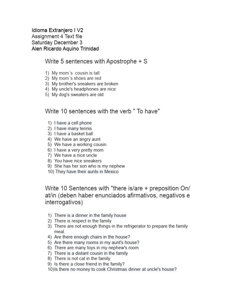 Assignment 4 Text File | PDF